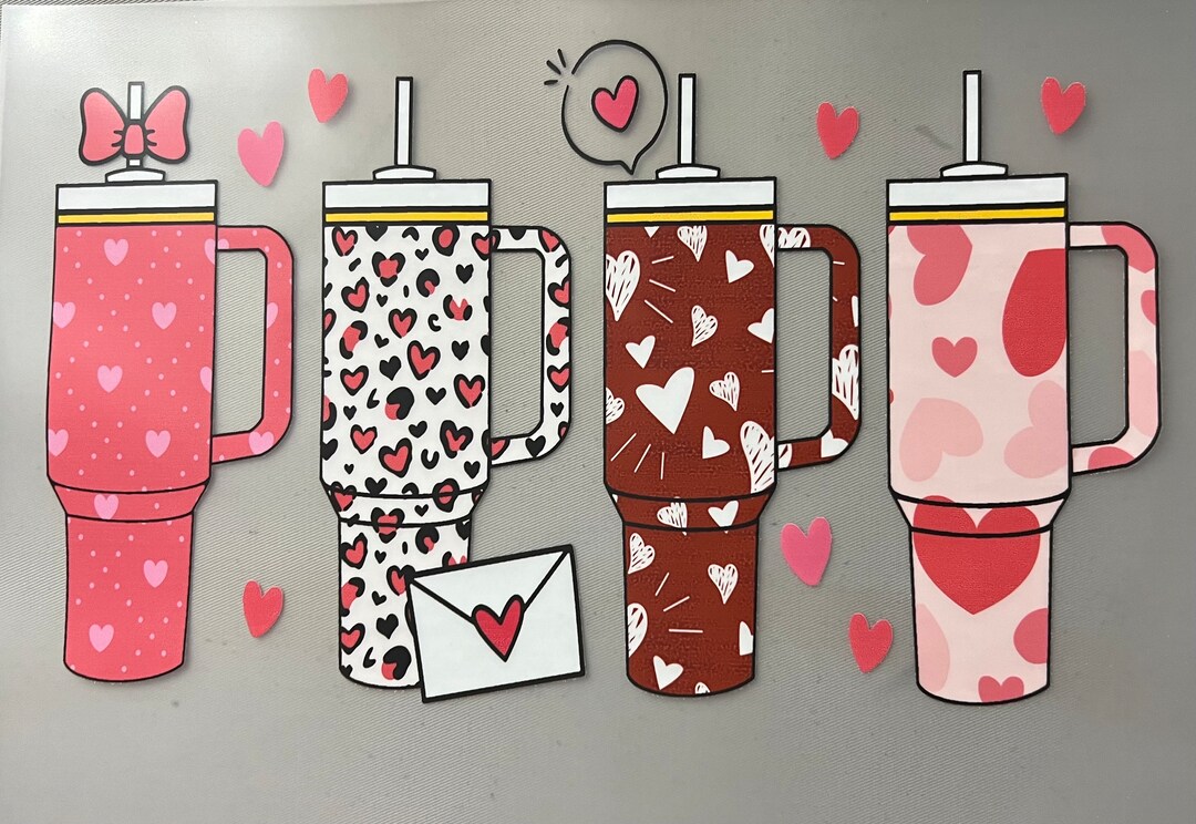 DTF Ready to Press Stanley Cup Valentine TRANSFER ONLY - Etsy