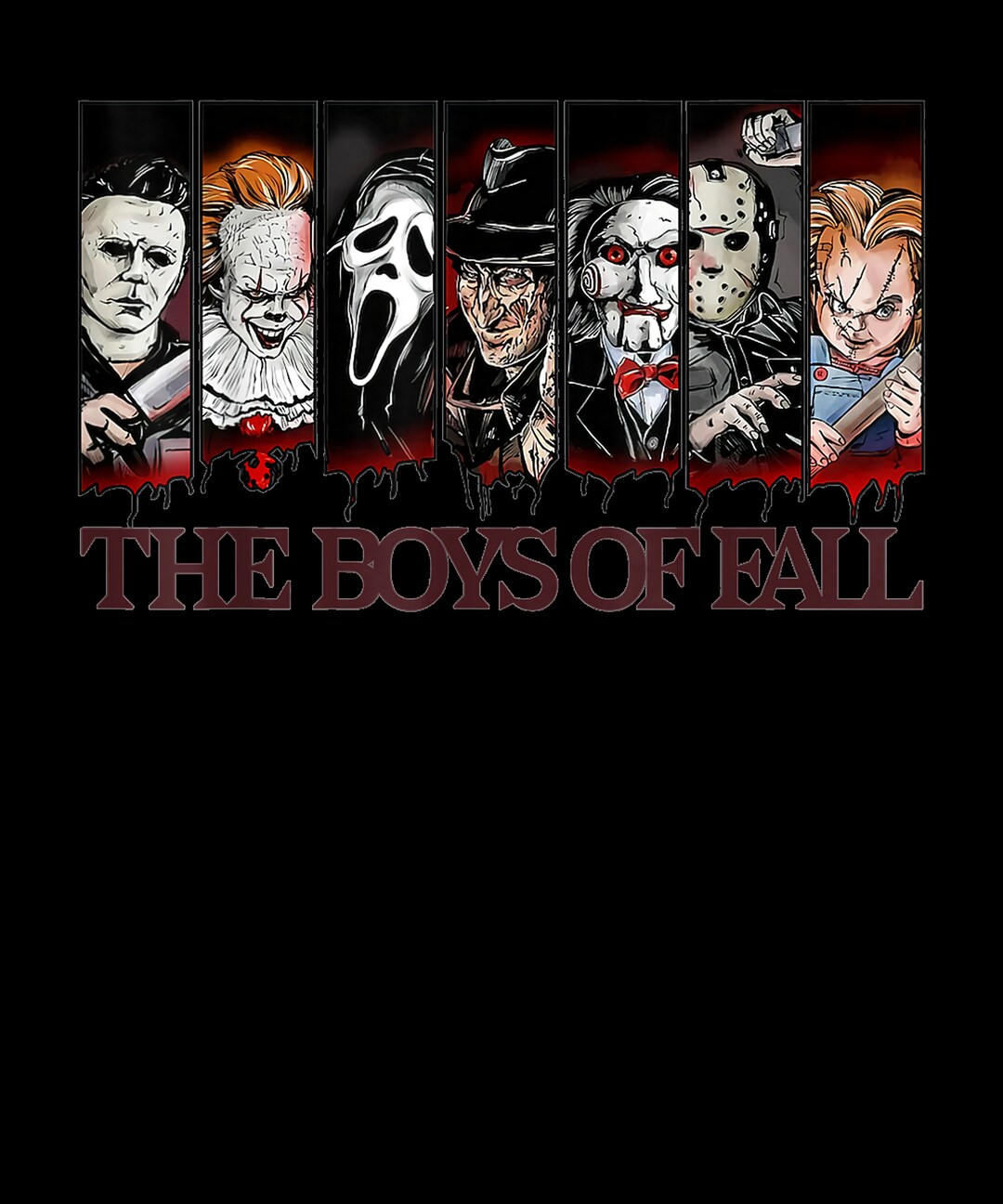 DTF Ready to Press TRANSFER the Boys of Fall Horror - Etsy