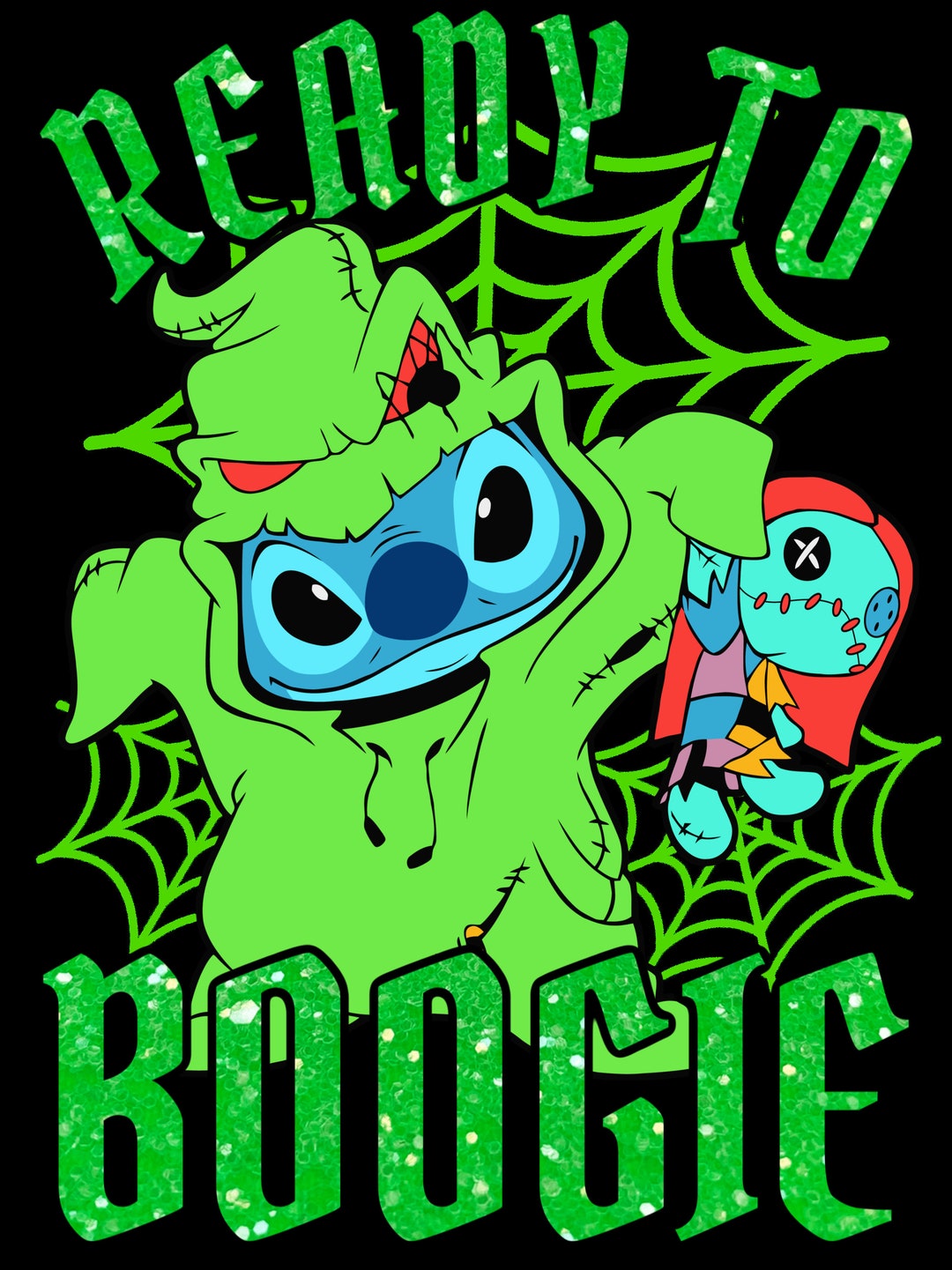 DTF Ready to Press TRANSFER Stick Oogie Boogie - Etsy