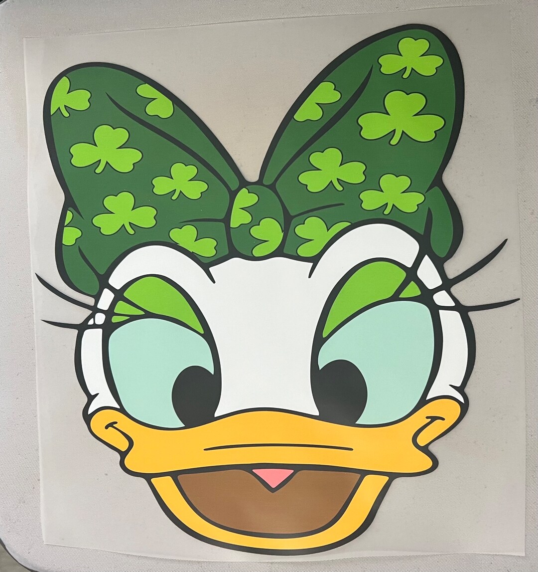 DTF Ready to Press Daisy Duck St Patricks Day TRANSFER ONLY - Etsy
