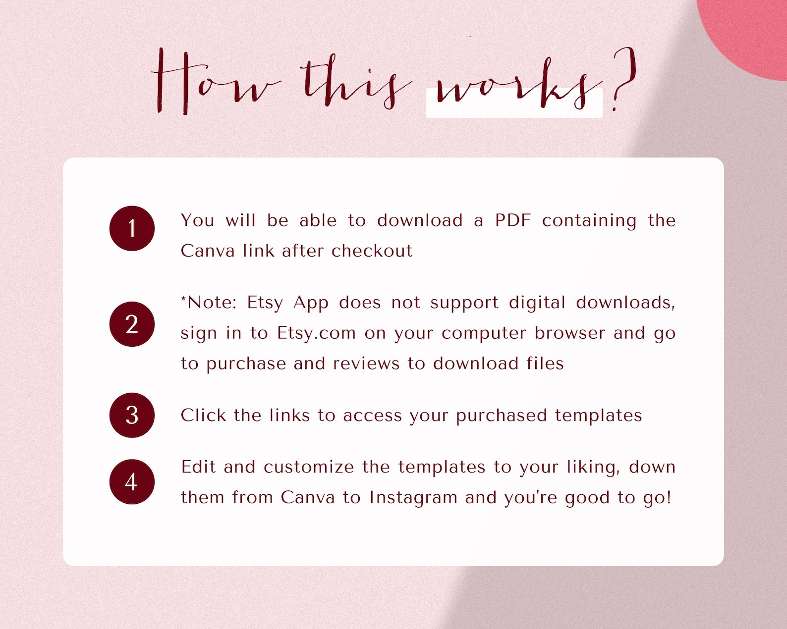 The Pink Boutique Logo Template for Fashion Brands, Editable Canva ...