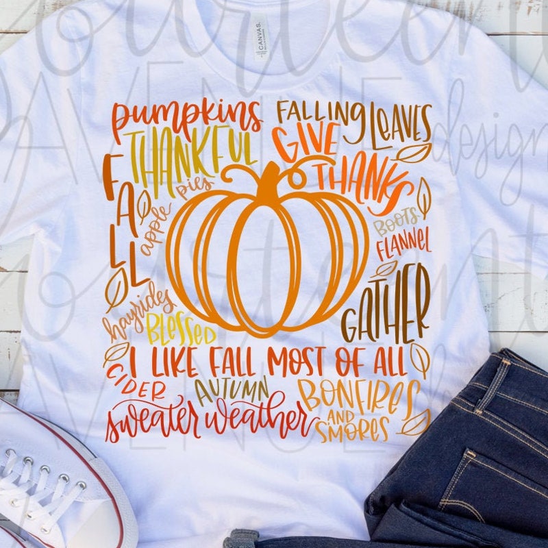 Pumpkin Word Art - Etsy