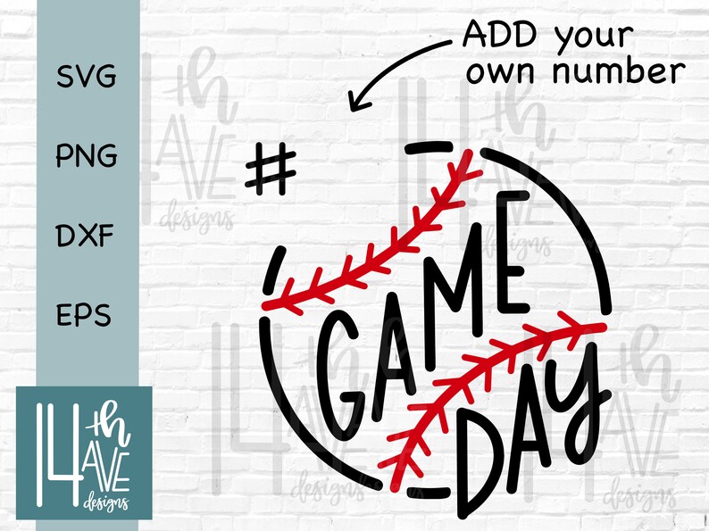 Game Day Baseball SVG Baseball Game Day Baseball PNG File - Etsy