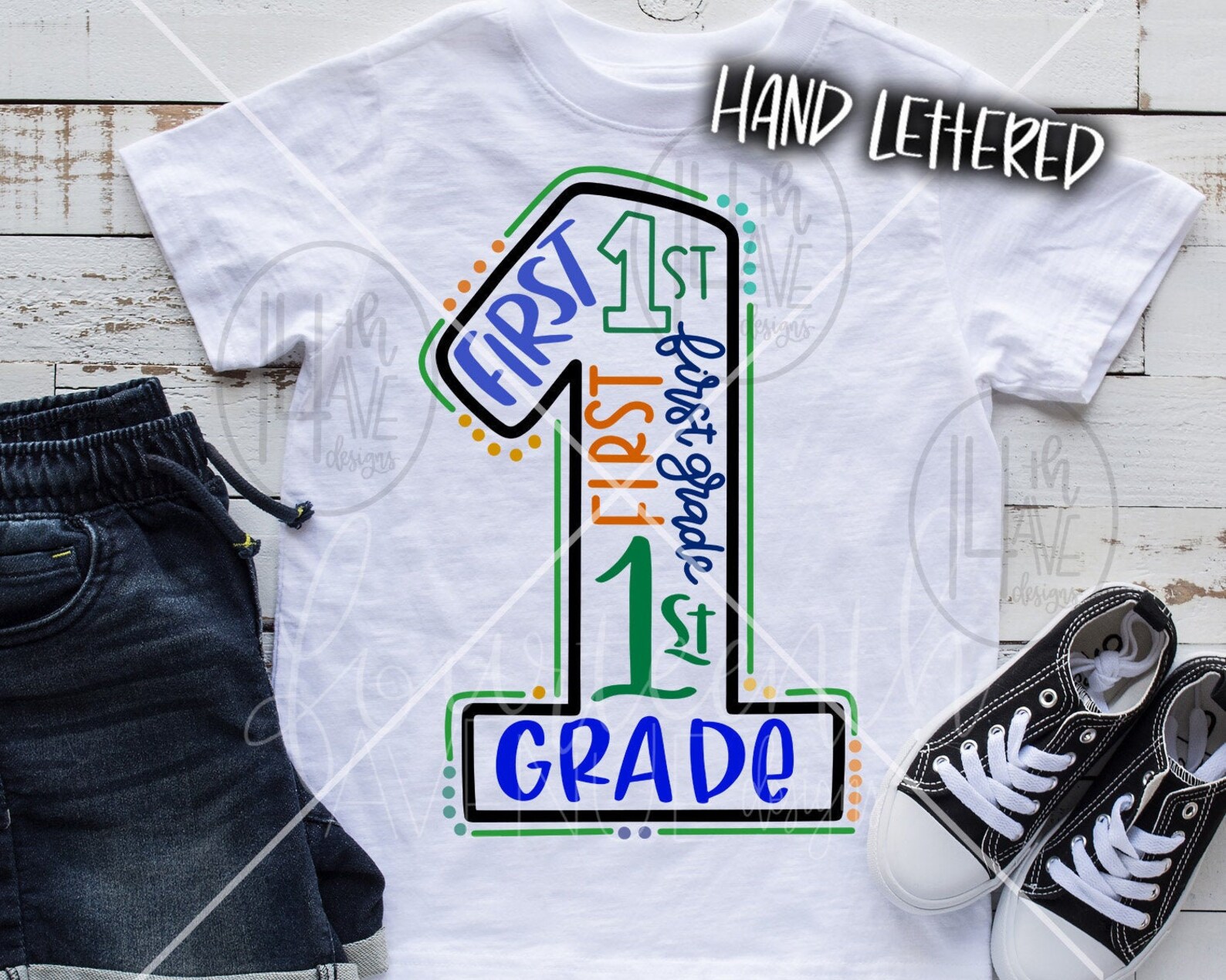 First Grade SVG 1st Grade First Grade Sublimation Hand | Etsy