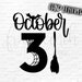 October 31 SVG, Halloween Cut File, Hand Drawn, Hand Lettered SVG ...