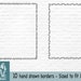 Hand Drawn Doodle Frame PNG Bundle, Digital Paper Crafts, Hand Drawn ...