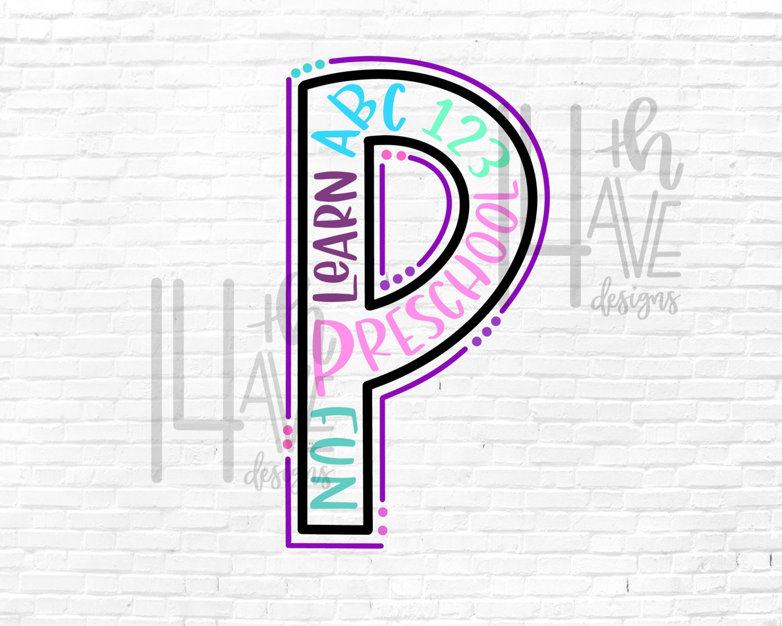 Preschool SVG Hand Lettered Pre K SVG First Day of School - Etsy