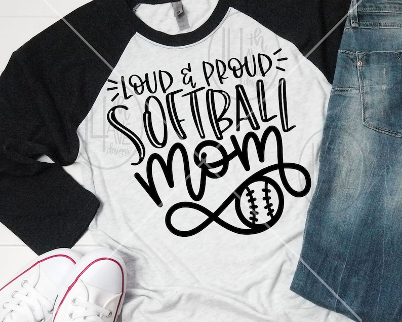 Loud And Proud Baseball Mom Svg Baseball Svg Cut File Etsy