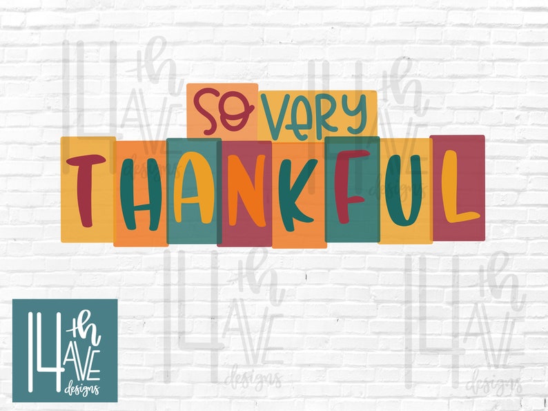 So Very Thankful PNG, Thankful Fall Sublimation, Fall PNG, Give Thanks ...
