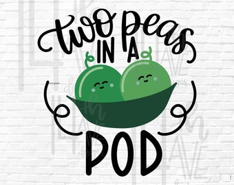 Two Peas in a Pod - Etsy