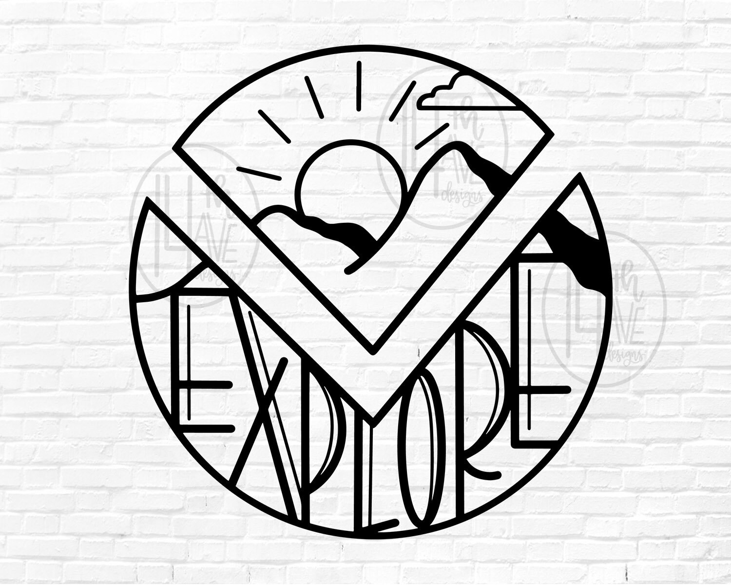 Explore SVG Outdoor Adventure Hand Lettered Hand Drawn - Etsy