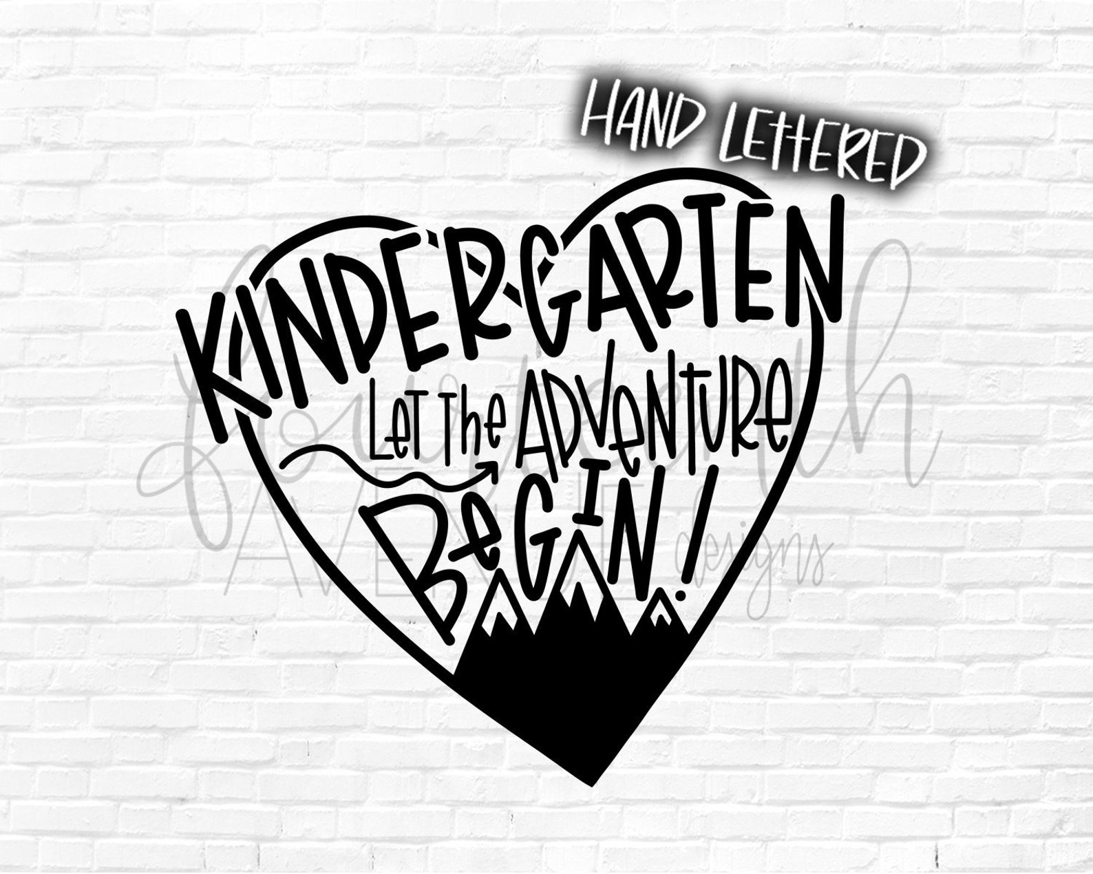 Kindergarten SVG Back to School SVG Let the Adventure Begin - Etsy