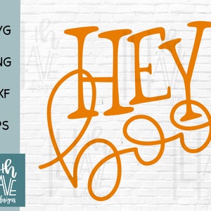 Hey Boo SVG, PNG, EPS, Dxf, Hey Boo Halloween Couple, Boo Svg, Clip Art ...