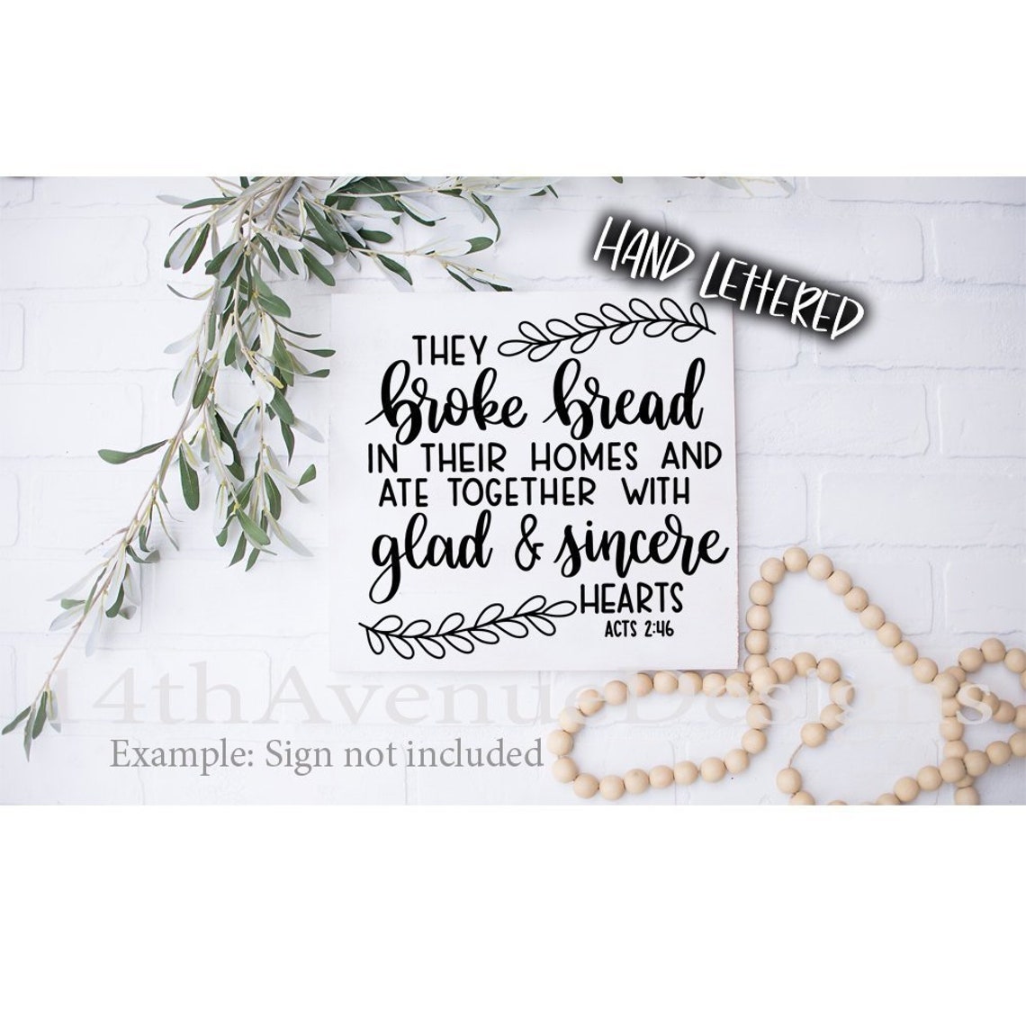 They Broke Bread SVG PNG DXF Bible Verse Svg Cut File They - Etsy