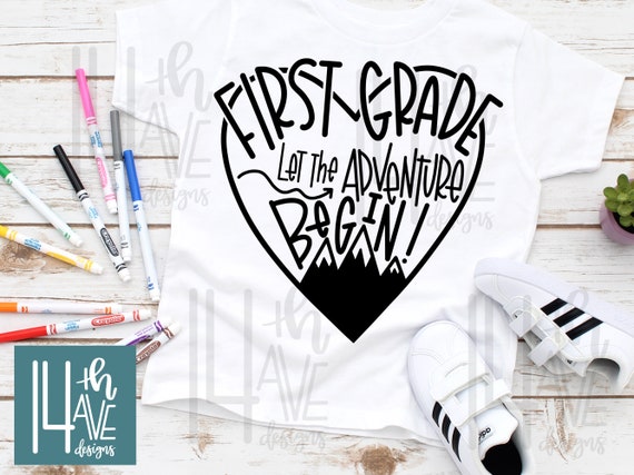 First Grade SVG First Day of School First Grade Let the - Etsy