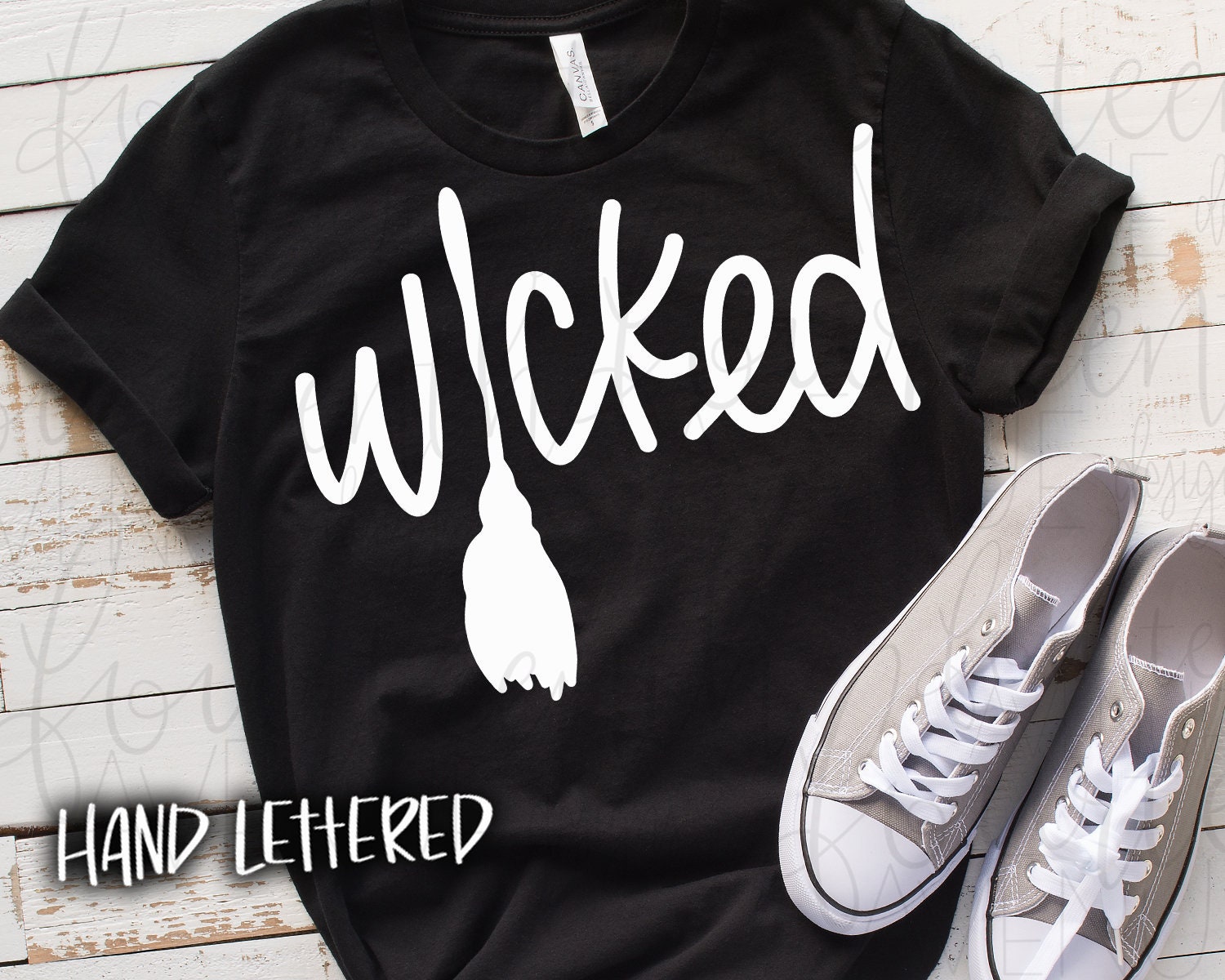 Wicked Witch SVG Wicked SVG Cut File Hand Lettered Hand | Etsy