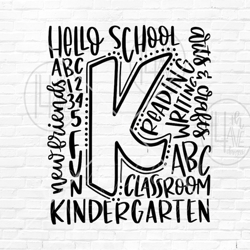 Kindergarten Clip Art - Etsy