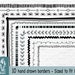 Doodle Frame Clip Art Set, Hand Drawn Frame PNG Bundle, Digital Paper ...
