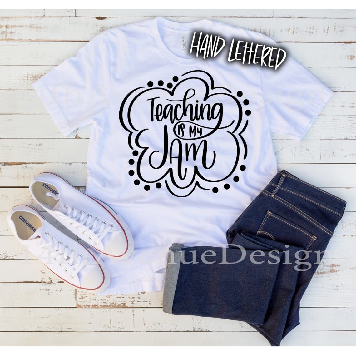 Teacher SVG Cut File Teacher is My Jam SVG Teacher - Etsy