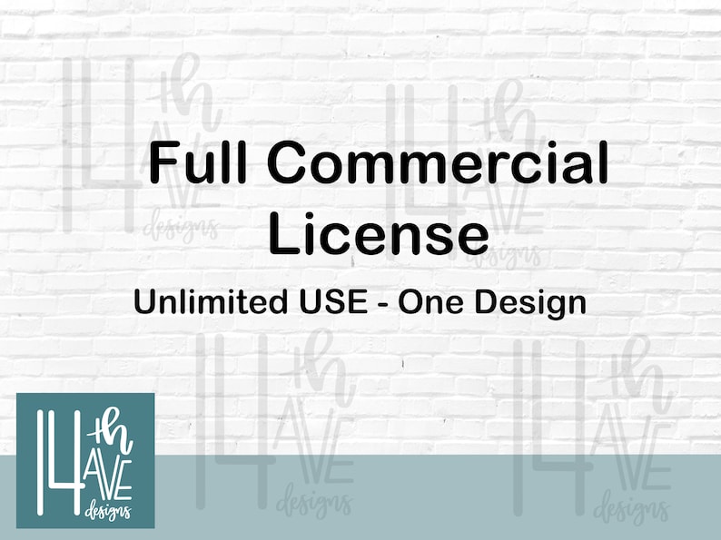 Custom Hand Lettered Designs Commercial Use License - Etsy