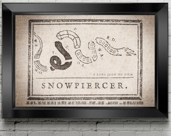 Snowpiercer Movie Group Sketch Drawing Poster Art 13 X 19 Memorabilia ...