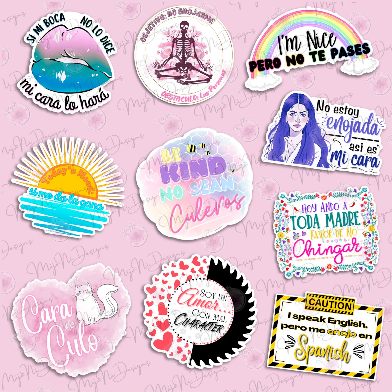 No Estoy Enojada Asi Es Mi Cara, Sarcastica, Sarcastic, Sassy, Latina ...