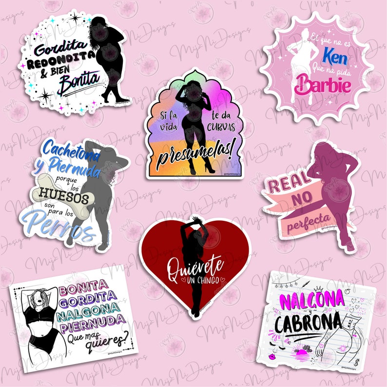 Nalgona Y Cabrona – Curvy Latina Body Positivity Sticker or Magnet ...