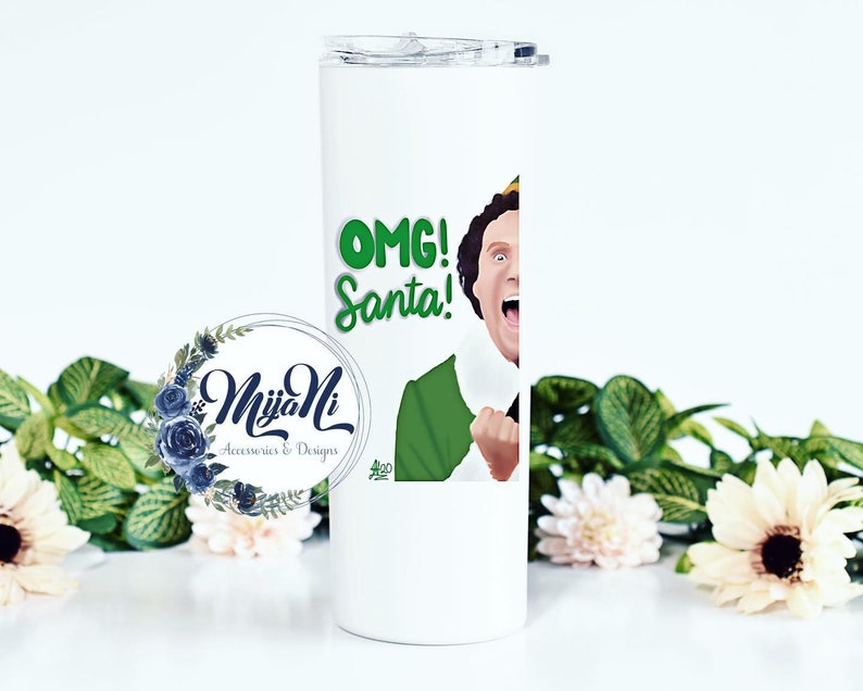 Elf Buddy the Elf Christmas Movie Elf Movie OMG Santa Sticker Christmas ...