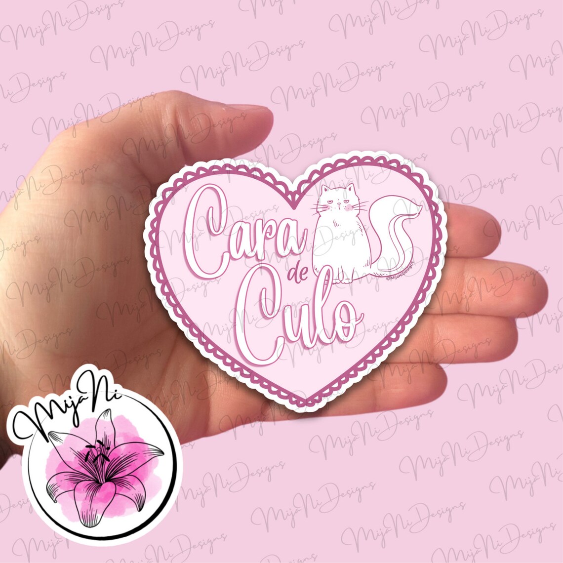 Cara De Culo – Sarcastic Latina RBF Sticker or Magnet, Spanglish Sass ...