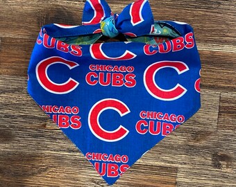 Chicago Cubs Mascot Bandana for Dog // Cat // Puppy // Cubby Bear ...