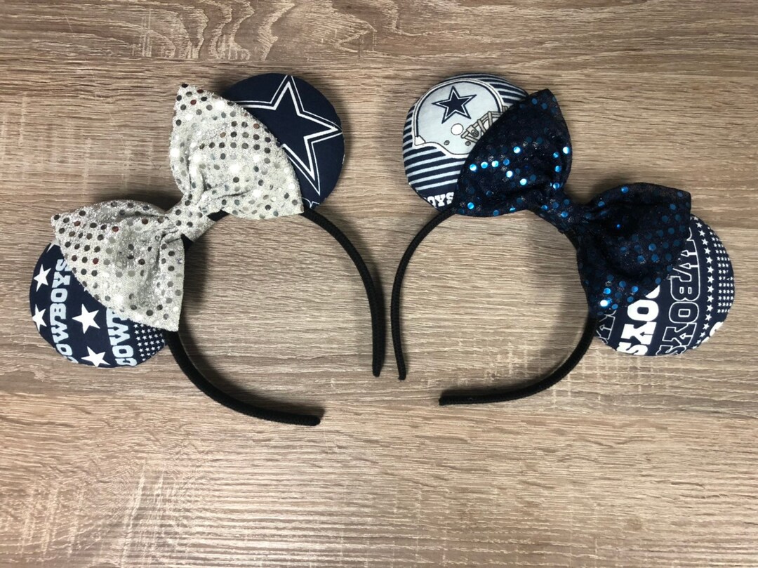 Dallas Cowboys Inspired Mickey Ears - Etsy