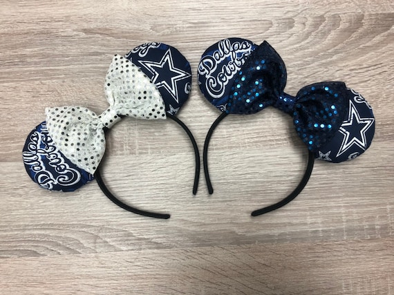 Dallas Cowboys Inspired Mickey Ears - Etsy