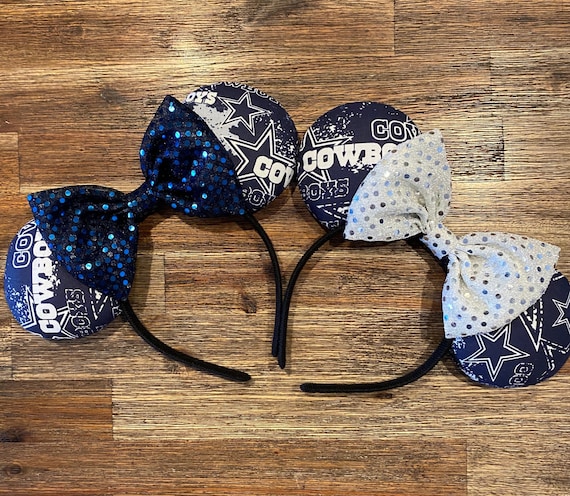 Dallas Cowboys Inspired Mickey Ears | Etsy