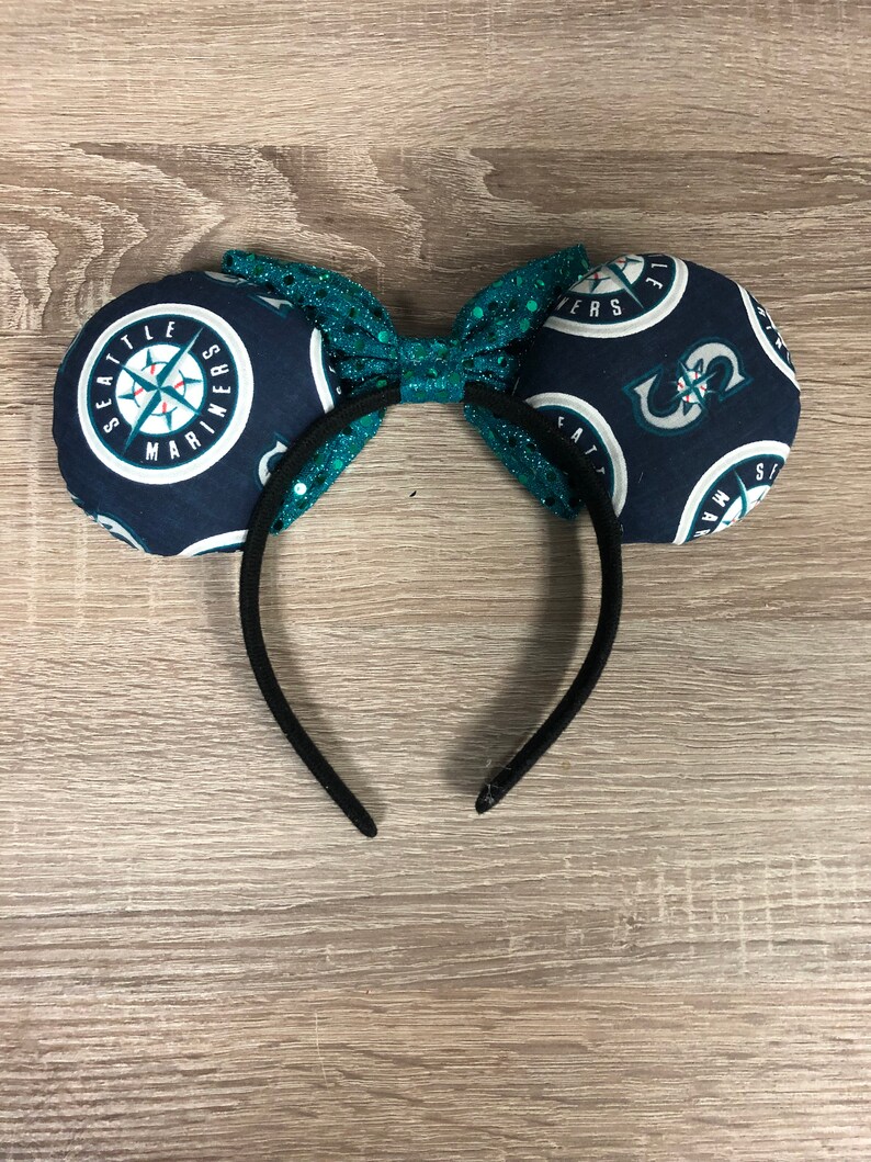 Seattle Mariners Inspired Mickey Ears - Etsy