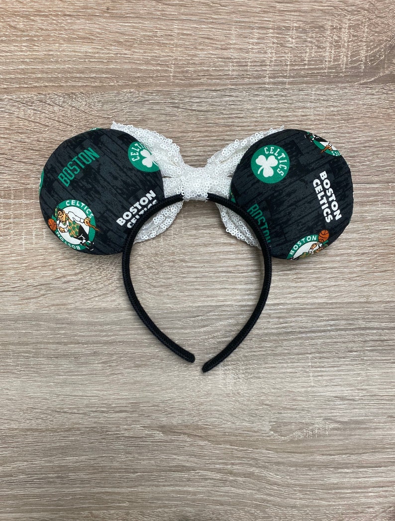Boston Celtics Inspired Mickey Ears - Etsy