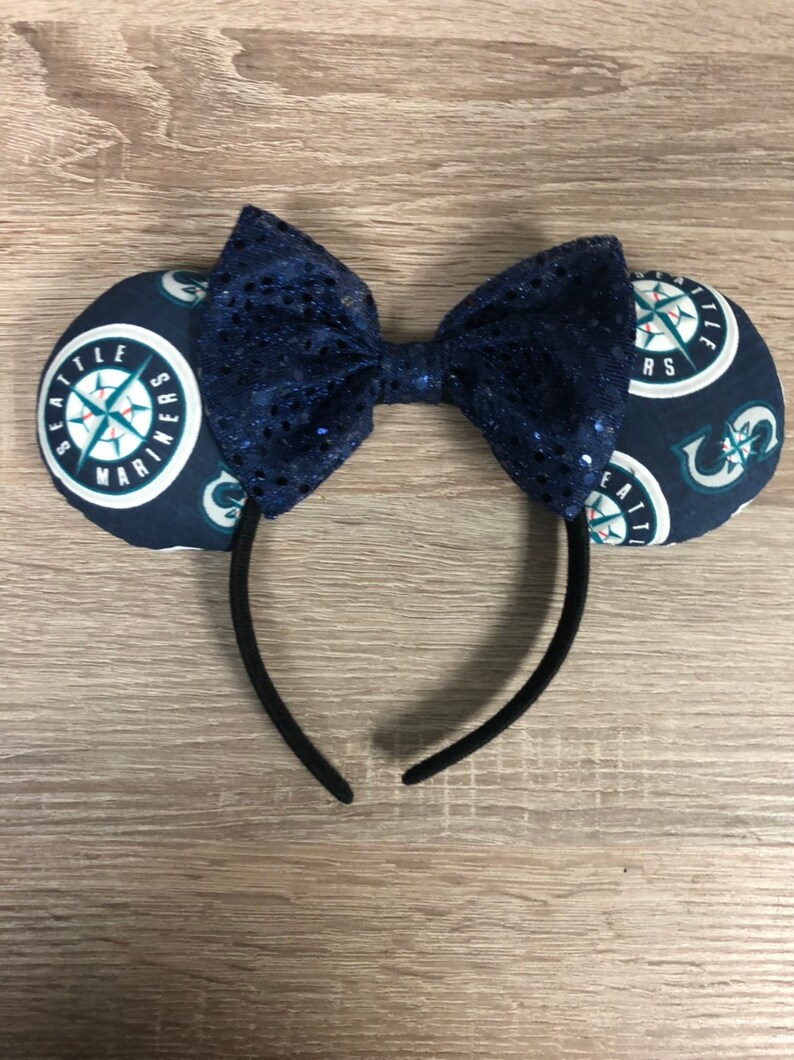 Seattle Mariners Inspired Mickey Ears - Etsy
