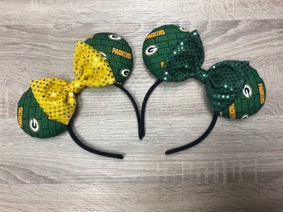 Green Bay Packers Inspired Mickey Ears | Etsy