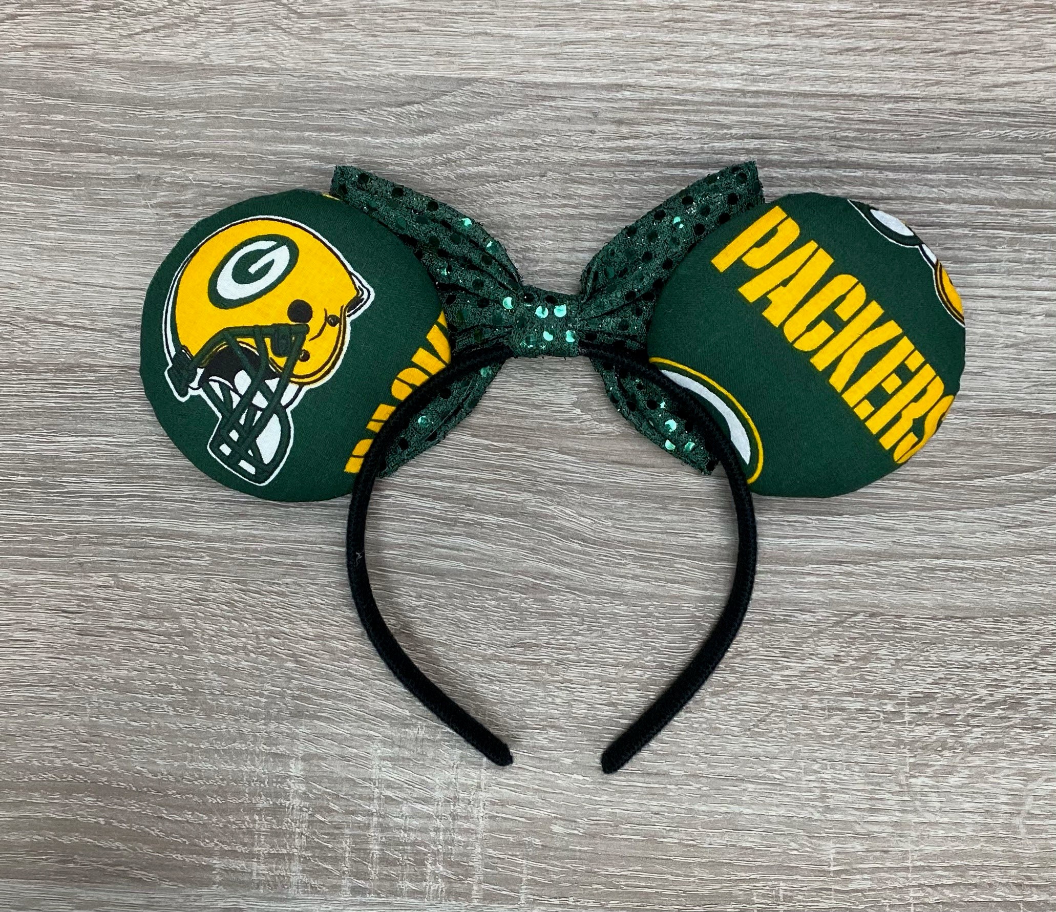 Green Bay Packers Inspired Mickey Ears - Etsy