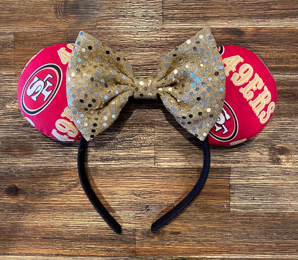 San Francisco 49ers Inspired Mickey Ears - Etsy