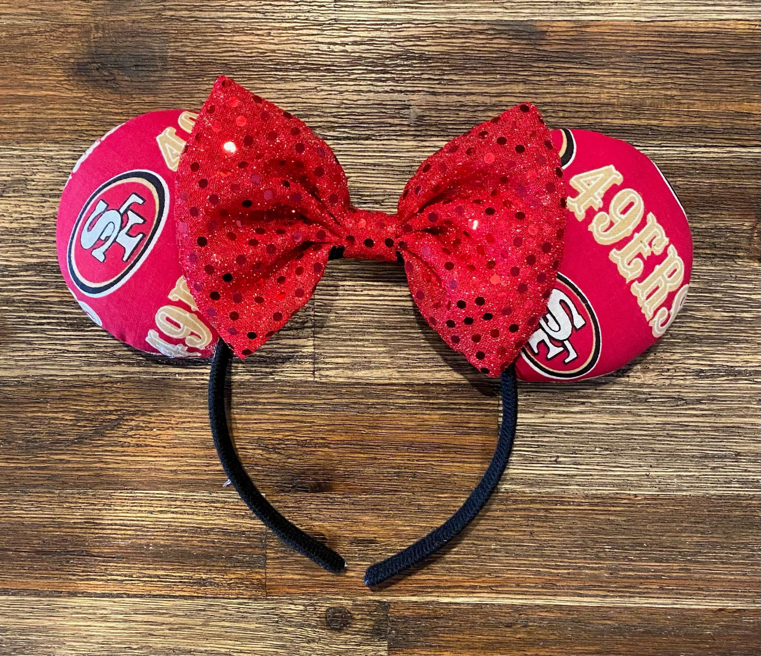 San Francisco 49ers Inspired Mickey Ears - Etsy