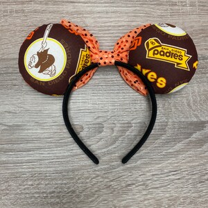 San Diego Padres Inspired Mickey Ears - Etsy