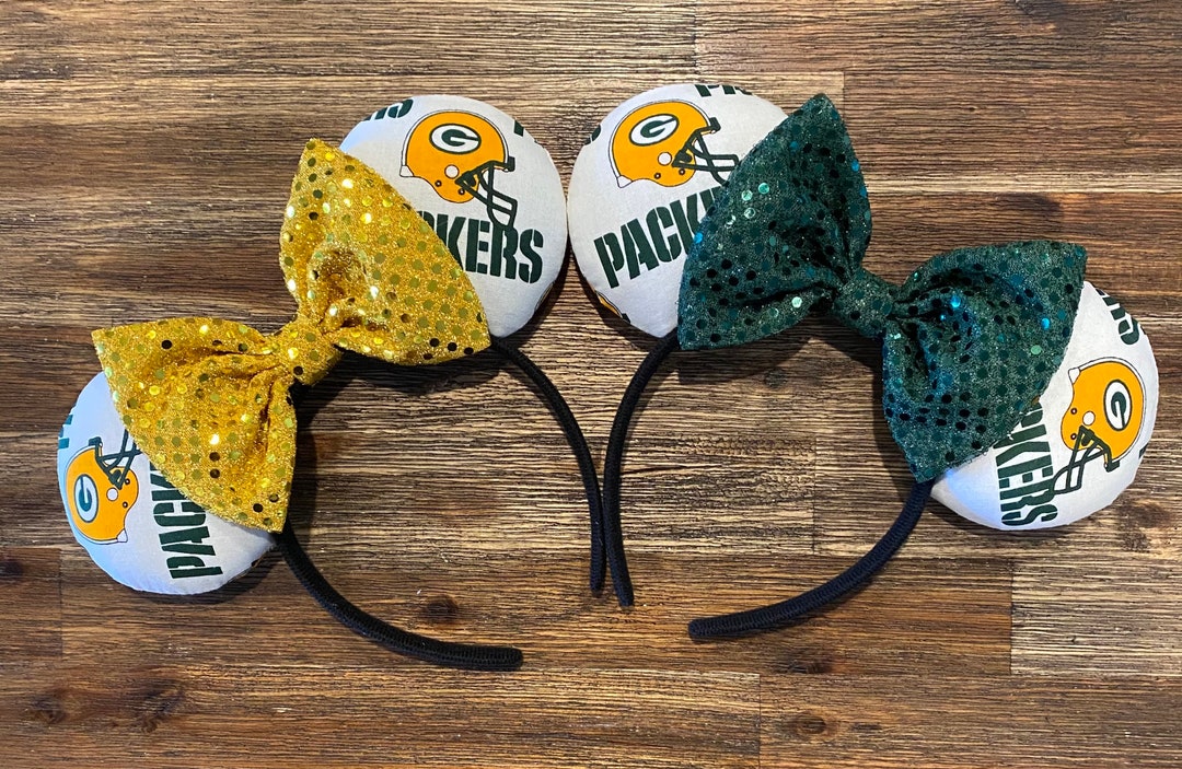 Green Bay Packers Inspired Mickey Ears - Etsy