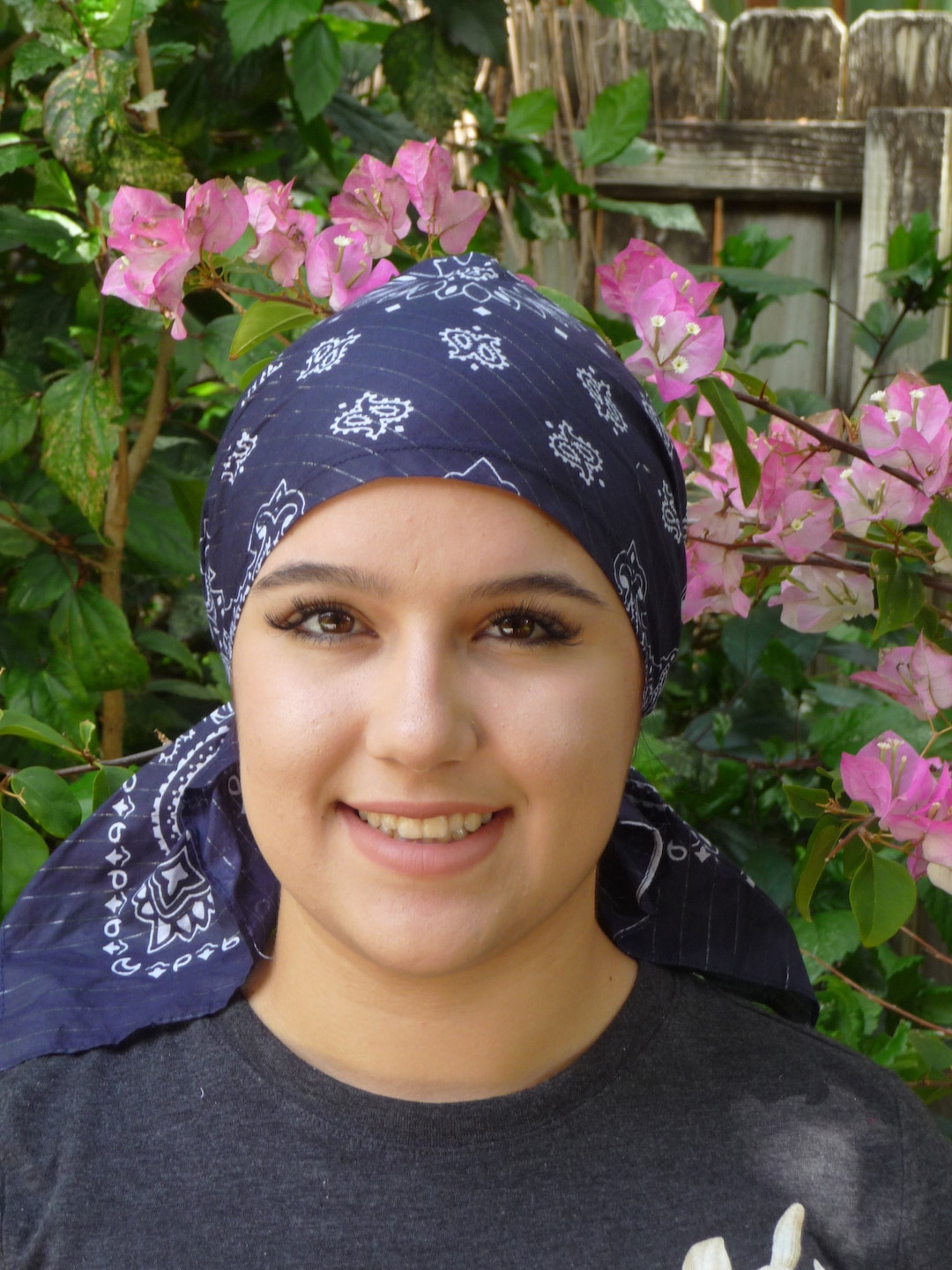 Lurex Head Scarf Head Wrap Bandana Pre-tied Head Cover Chemo Cap Tichel ...