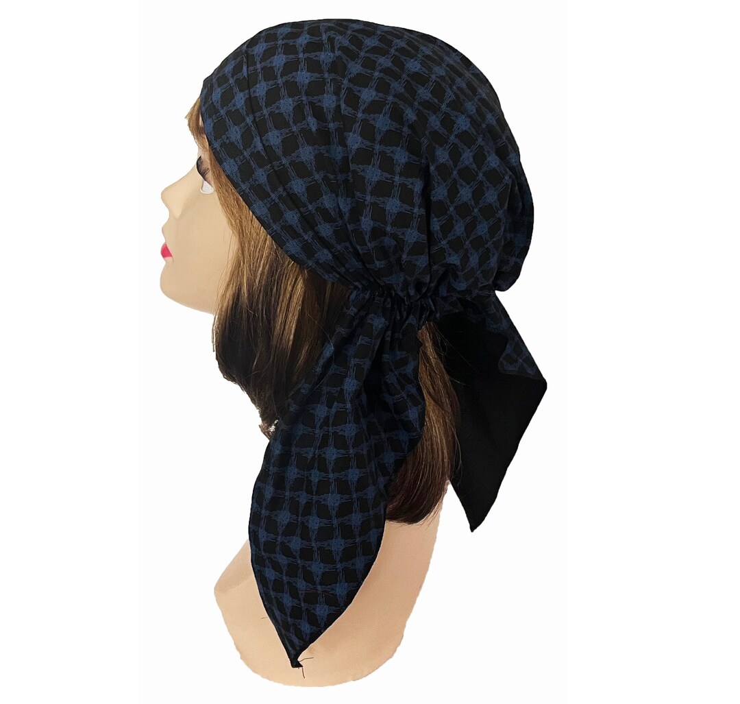 100% Cotton Head Scarf Head Wrap Pre-tied Head Cover Doctors Nurses ...