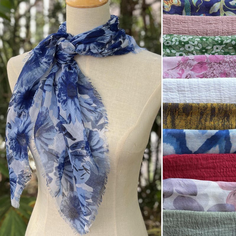 Mens Short Summer Scarfs - Etsy