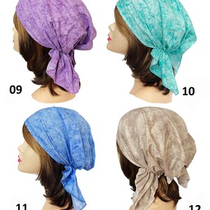 Cotton Head Scarf Head Wear Bandana Pre-tied Hair Cover Cap Doctors ...