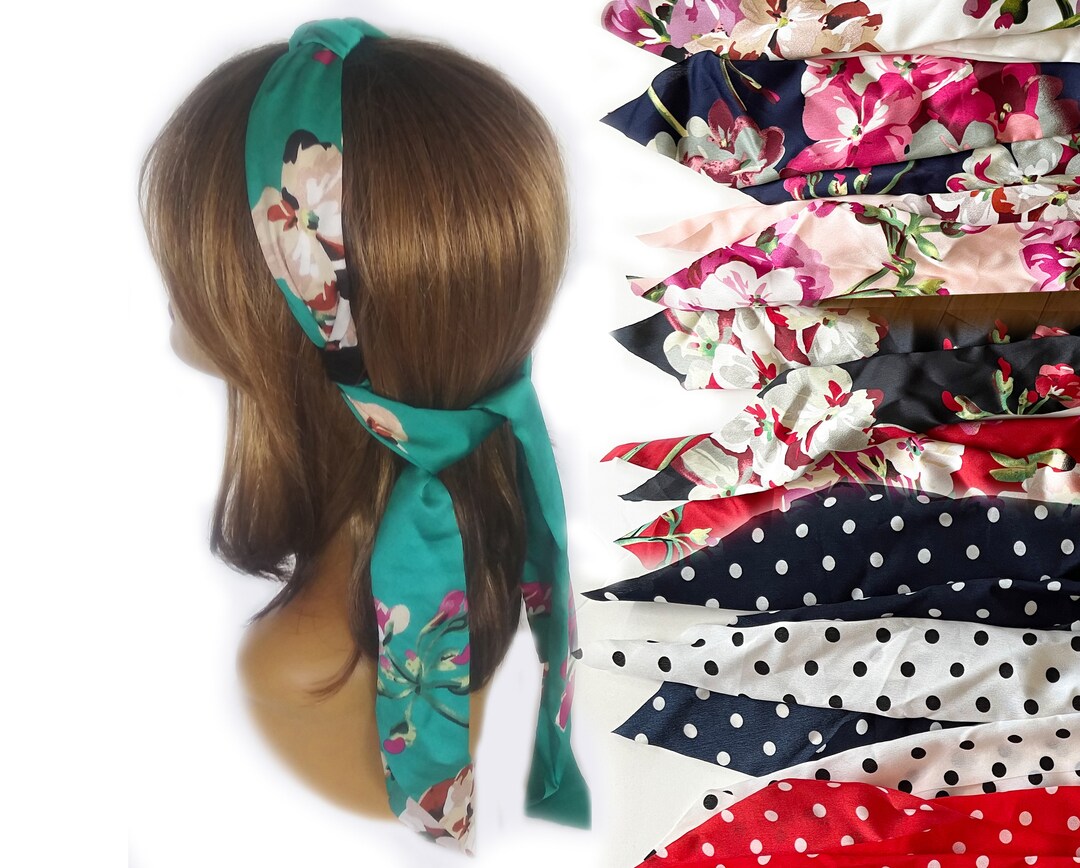 Long Tails Headband Scarf for Woman Girls Hair Accessory - Etsy