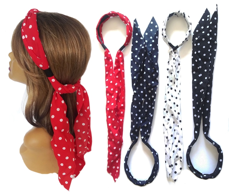 Long Tails Headband Scarf for Woman Girls Hair Accessory - Etsy