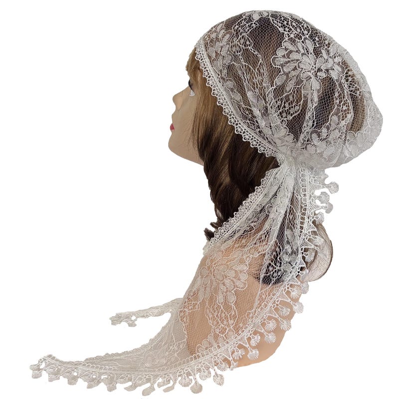 Headscarf Sheer Lace - Etsy