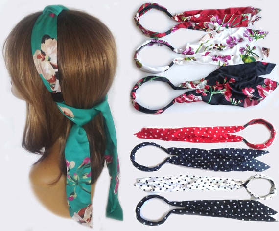 Long Tails Headband Scarf for Woman Girls Hair Accessory - Etsy